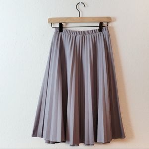 Sears | Skirts | Vintage Grey Pleated 7s 60s Sears Accordion High Rise ...